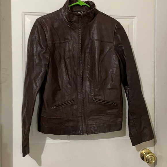 Caslon | Jackets & Coats | Caslon Leather Motorcycle Jacket M | Poshmark